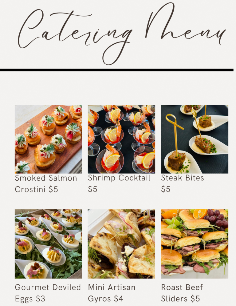 Catering Menus